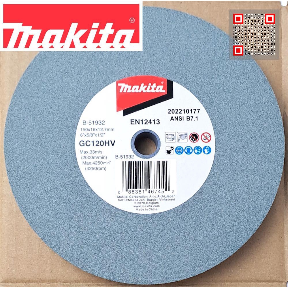 ĐÁ MÀI (150 X 16 X 12.7MM) GC120H Makita B-51932 | Shopee Việt Nam