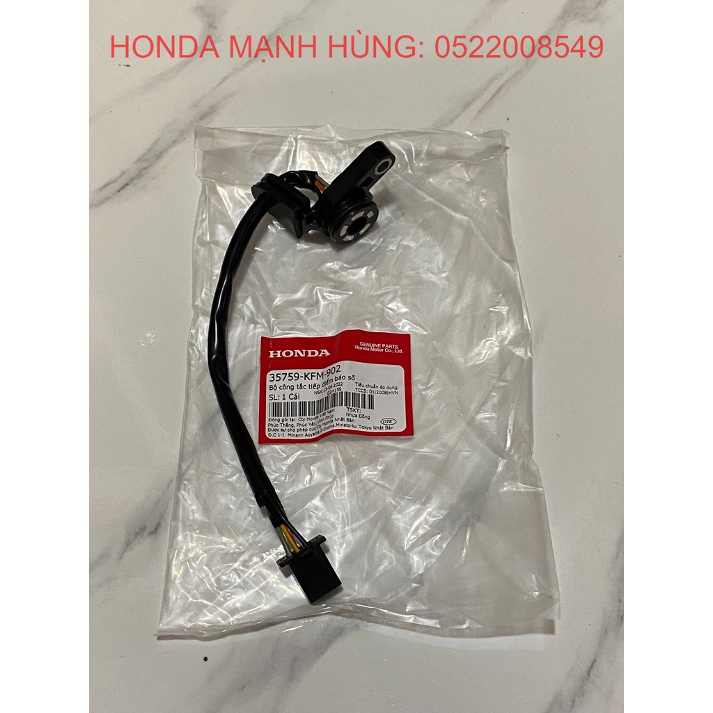 Bộ công tắc tiếp điểm báo số Wave Anpha đời Cũ chính hãng Honda (35759 ...