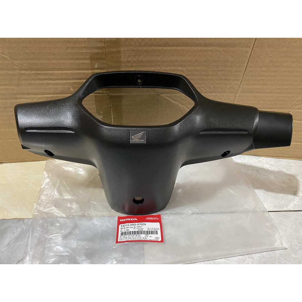 Nắp sau tay lái | bợ cổ Wave ZX, Anpha đời Cũ chính hãng Honda (53210 ...