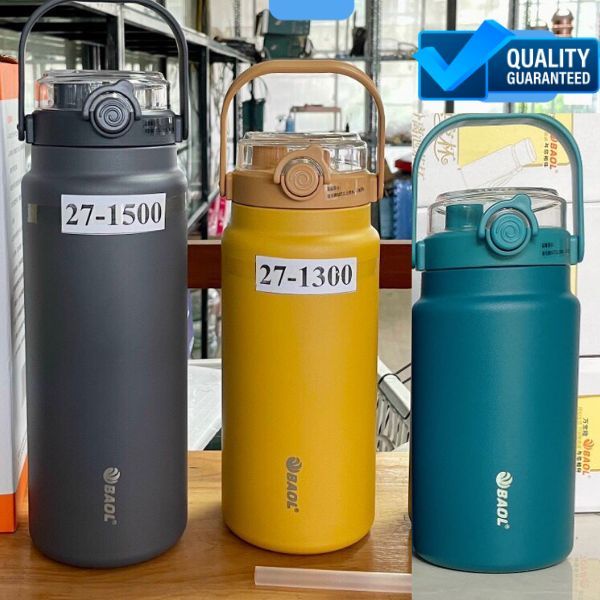 [Mẫu Mới 2023] Bình nước giữ nhiệt BAOL WL27 1000ml/1300ml/1500ml, Bình ...