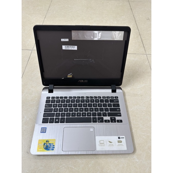 (asus x407u) bộ vỏ laptop asus i3 gen 7 rã máy hư main x407u còn phím ...