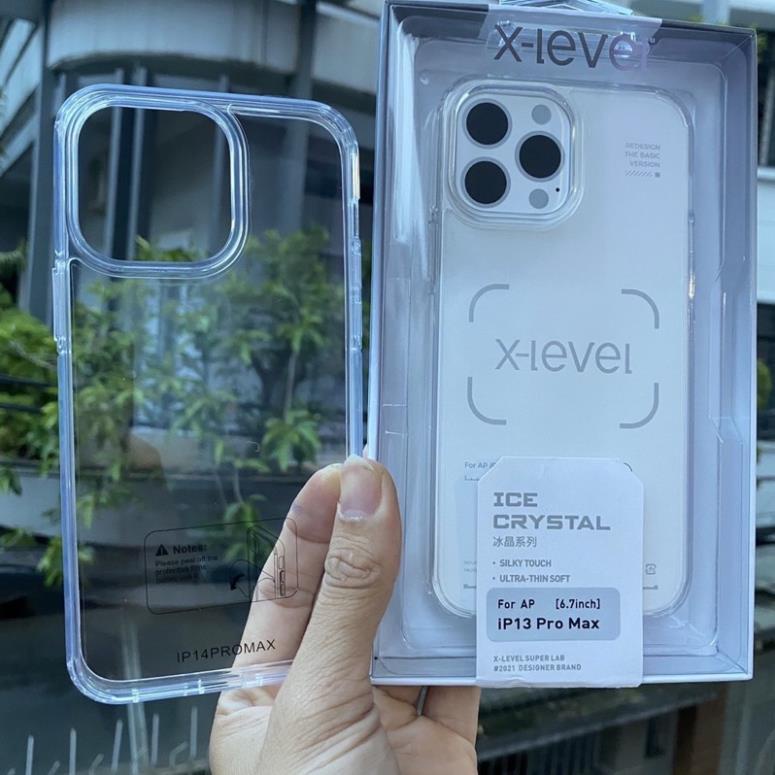 Ốp lưng xlevel sparkling trong cứng iphone 15 pro max , 15 pro , 13 pro max , 14 pro max khoe ...