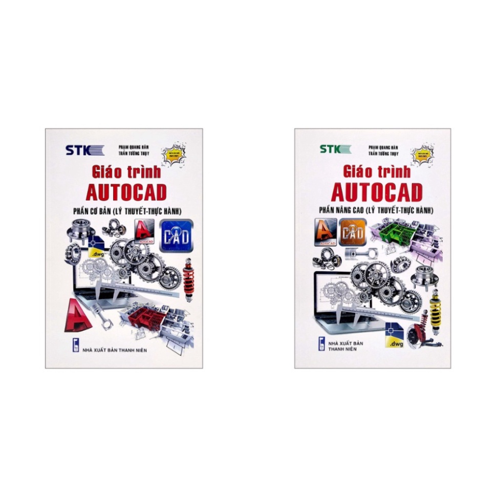 Sách - Combo Giáo Trình Autocard - Phần Cơ Bản + Phần Nâng Cao (Lý Thuyết - Thực Hành) stk ...