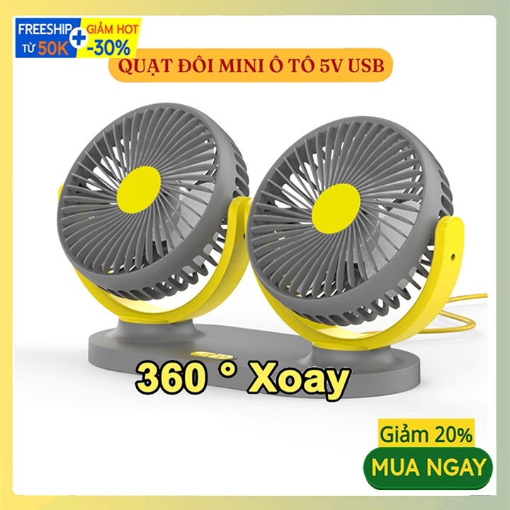 Quạt mini 5v cắm USB xoay 360 tiện lợi | Shopee Việt Nam