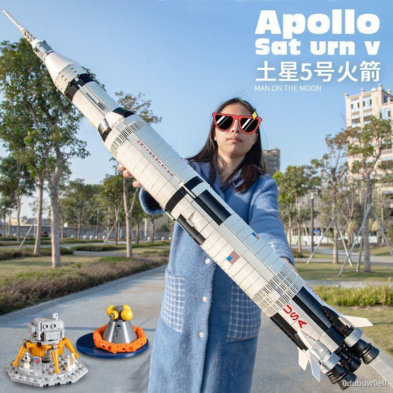 Saturn V Apollo loạt tên lửa giáo dục bé trai khối xây dựng 6 lắp ráp ...