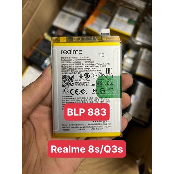 Pin Realme 8S/Q3s (BLP 883 ) zin hãng | Shopee Việt Nam
