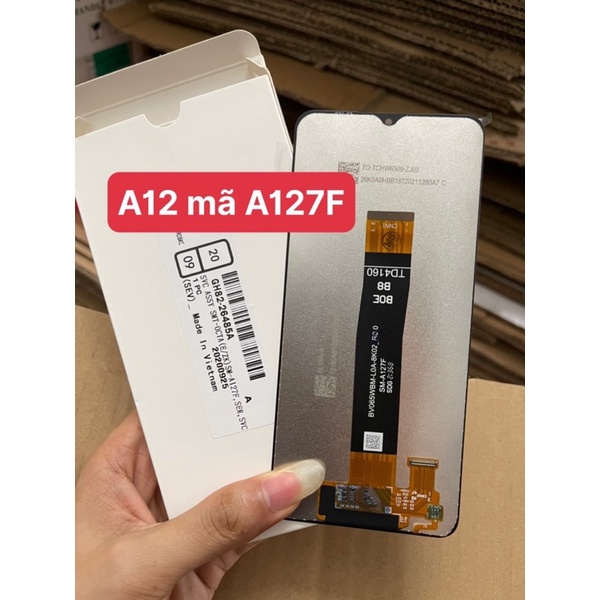 Màn hình Samsung A12 ( mã A127F ) cáp đen zin hãng | Shopee Việt Nam