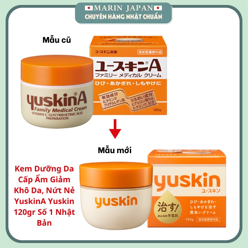 KEM HỖ TRỢ NỨT NẺ, CHÀM NGỨA YUSKINA yuskin 120 GRAM SỐ 1 NHẬT BẢN | Shopee Việt Nam