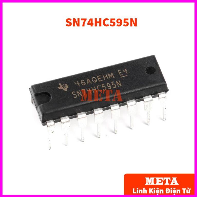 SN74HC595N Dip 16 Chân Cắm - SN74HC595 74HC595 HC595 74595 | Shopee ...