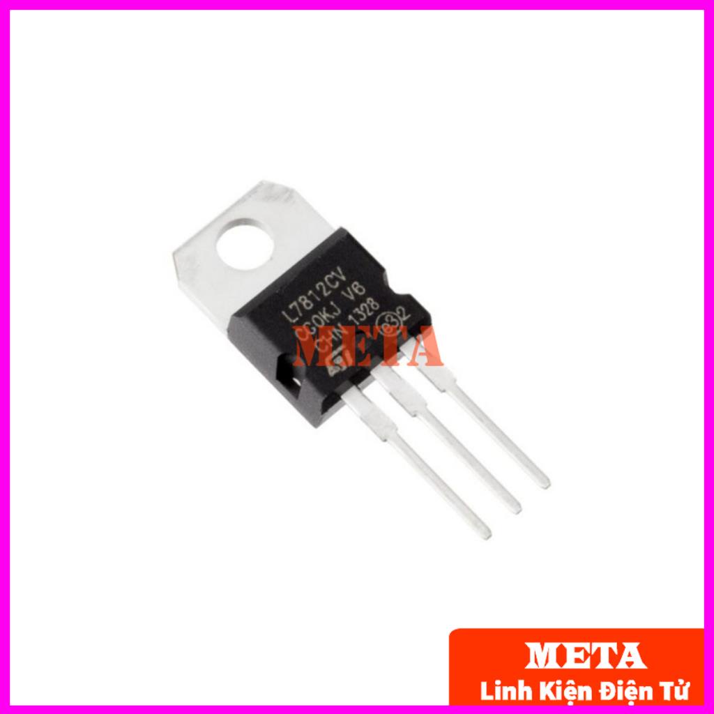 IC Ổn Áp Nguồn 12V 7812 L7812 L7812CV LM7812 7812CV 1.5A TO-220 Chân ...