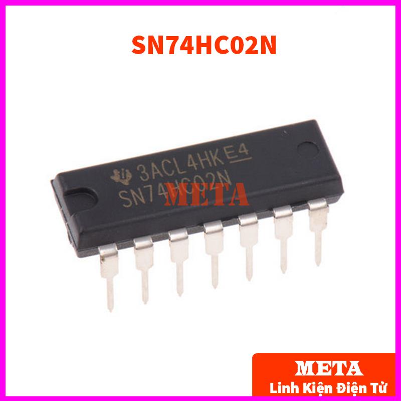 SN74HC02N DIP 14 Chân Cắm - SN74HC02 74HC02 7402 HC02 dùng cho mạch ...
