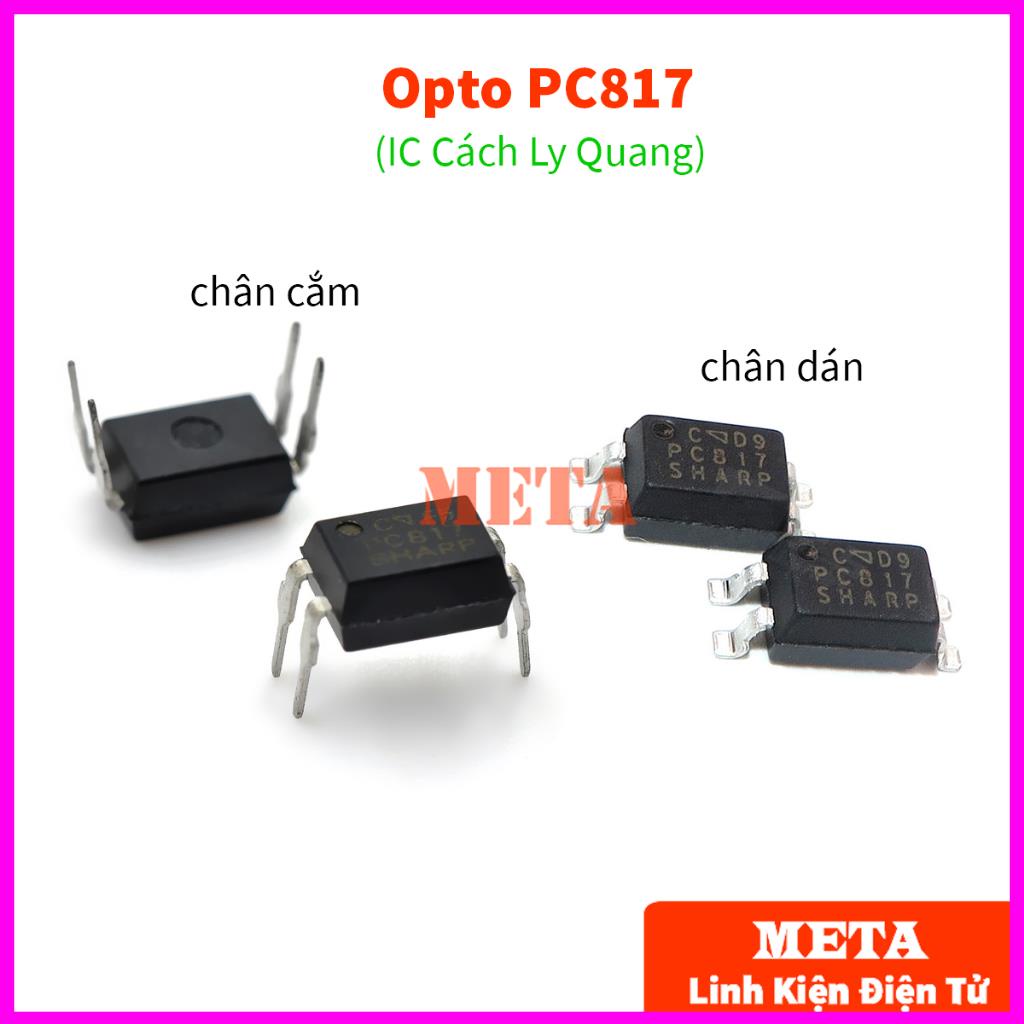 Opto PC817 Dip4 - IC Cách Ly Quang Chân Cắm/Chân Dán | Shopee Việt Nam