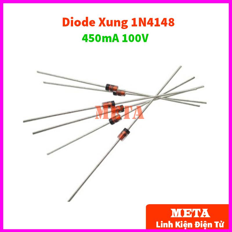 [Túi 50 Con] Diode Xung 1N4148 450mA 100V Chân Cắm DO-35 DIP - Diode Zenner 4148 | Shopee Việt Nam
