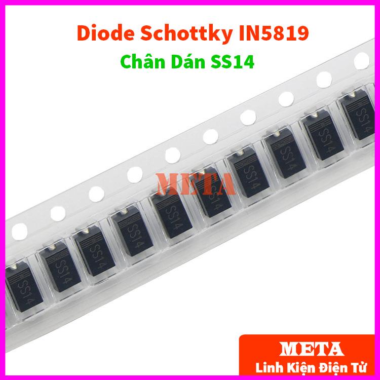 [Túi 50 Con] - SS14 - Diode Schottky IN5819 1A/40V SMD Chân Dán - Đi Ốt ...