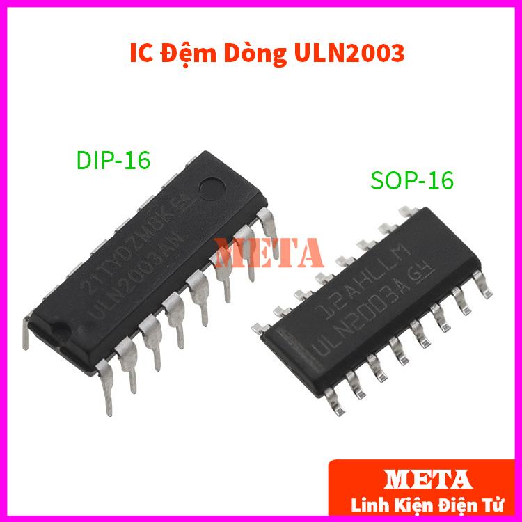 IC Đệm Dòng ULN2003 2003 DIP-16 Chân Cắm / SOP-16 Chân Dán - Kiểu Mảng Darlington Arrays - Điều ...