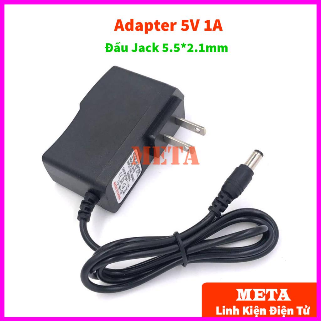Nguồn Adapter 5V 1A Đầu Jack 5.5*2.1mm - Bộ nguồn 1 chiều 5V1A | Shopee ...