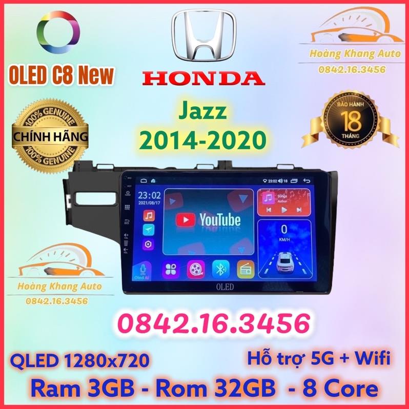 Màn hình android OLED C8 New theo xe Honda Jazz 2018 - 2022 kèm dưỡng ...