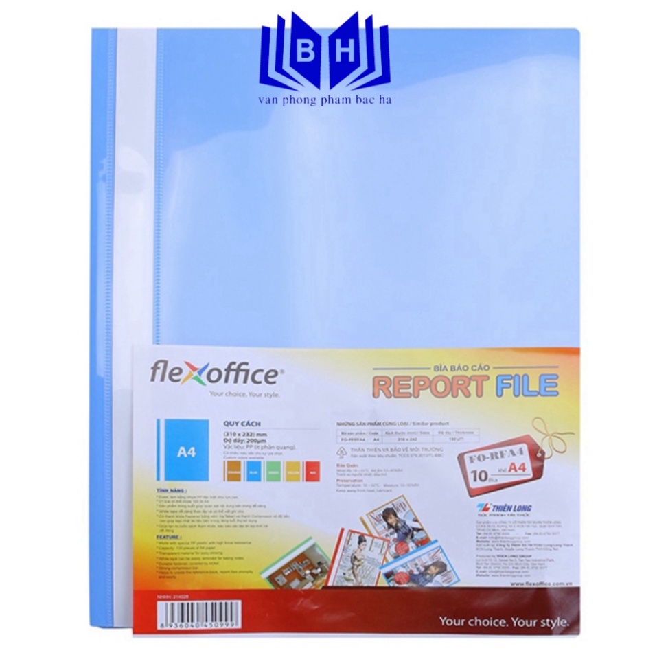 Bìa Acco A4 Flexoffice FO-RFA4 - File acco - File nẹp acco - Bìa nẹp ...