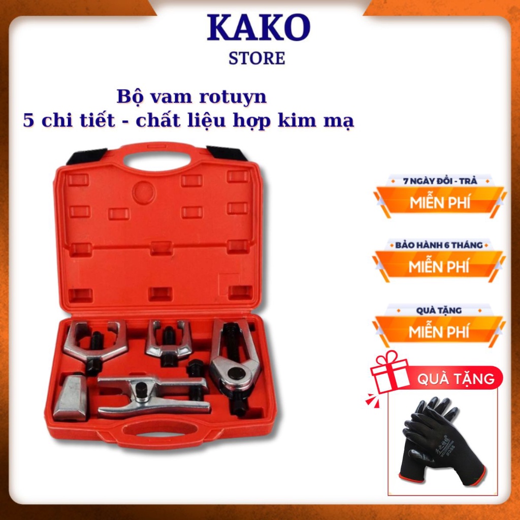 Bộ vam cảo rotuyn 5 P, dụng cụ tháo lắp rotuyn , dụng cụ sửa chữa Kako ...