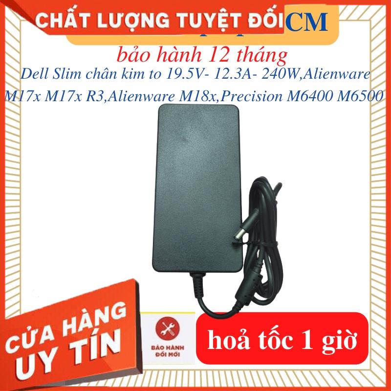 Sạc Dell Slim chân kim to 19.5V- 12.3A- 240W dành cho Dell Alienware M17x M17x R3 M18x Dell ...