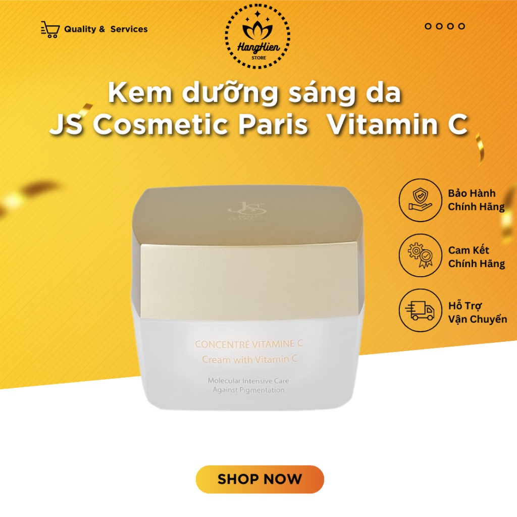 Kem dưỡng sáng da JS Cosmetic Paris Concentré Vitamin C 30ml - HH Store ...