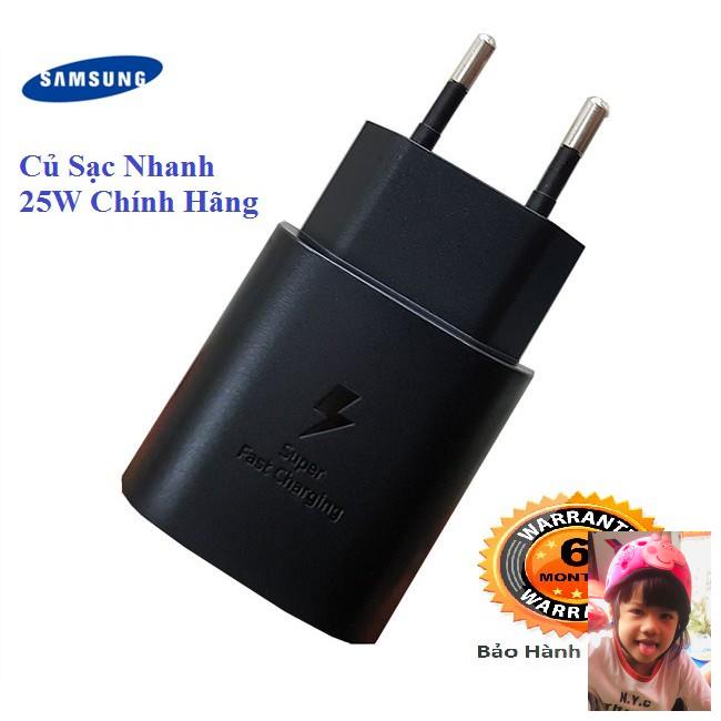 [CHÍNH HÃNG][FULLBOX] Bộ Sạc Nhanh Samsung 25W Chính Hãng 100% | Shopee ...