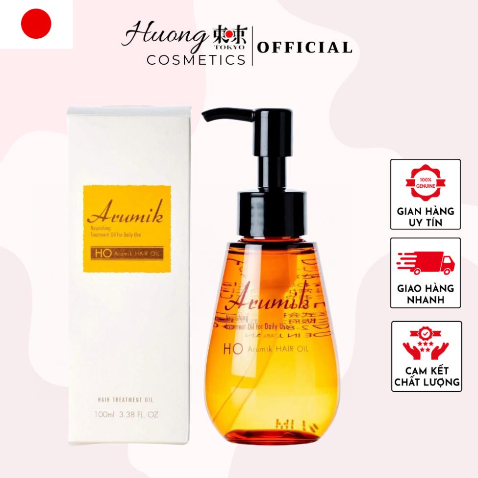 Dầu Thơm Dưỡng Tóc Arumik Suôn Mượt 100ml Nhật Bản | Shopee Việt Nam