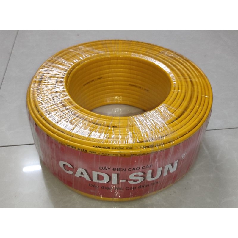 Cuộn 100m dây điện đôi cadisun 2 x 0.75 mm2 | Shopee Việt Nam
