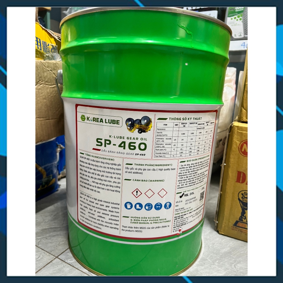 Dầu Bánh Răng K-Lube Gear Oil SP- 460/ Dầu 460 Chính Hãng Hàn Quốc Cao ...