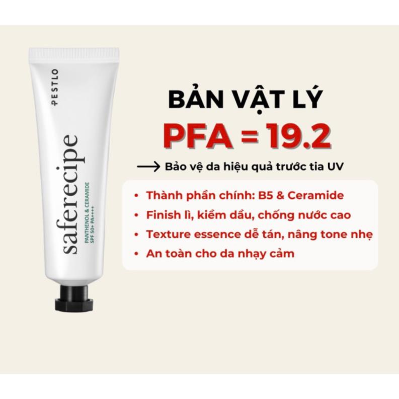 Kem chống nắng PESTLO Safe Recipe Sun Essence SPF50 PA++++ (50ml ...