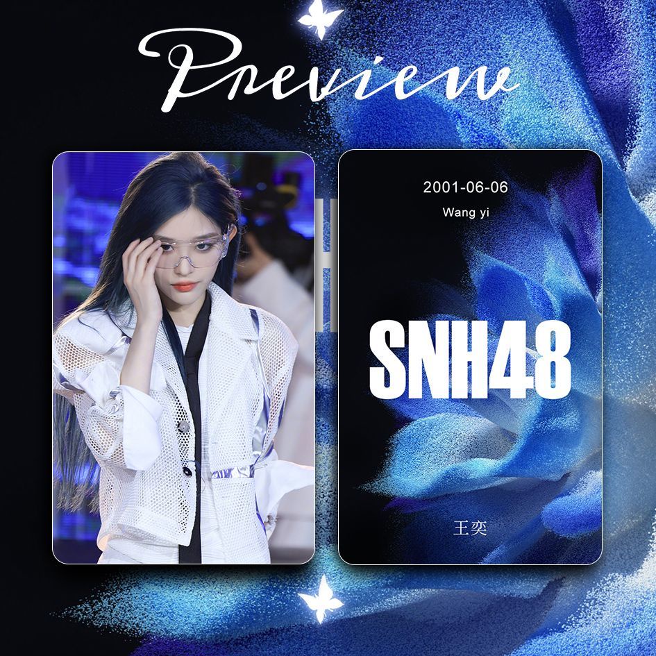 Wang yi snh48 youth girl group merchandise Gói Quà Thẻ Nhỏ Tự Làm Thủ ...