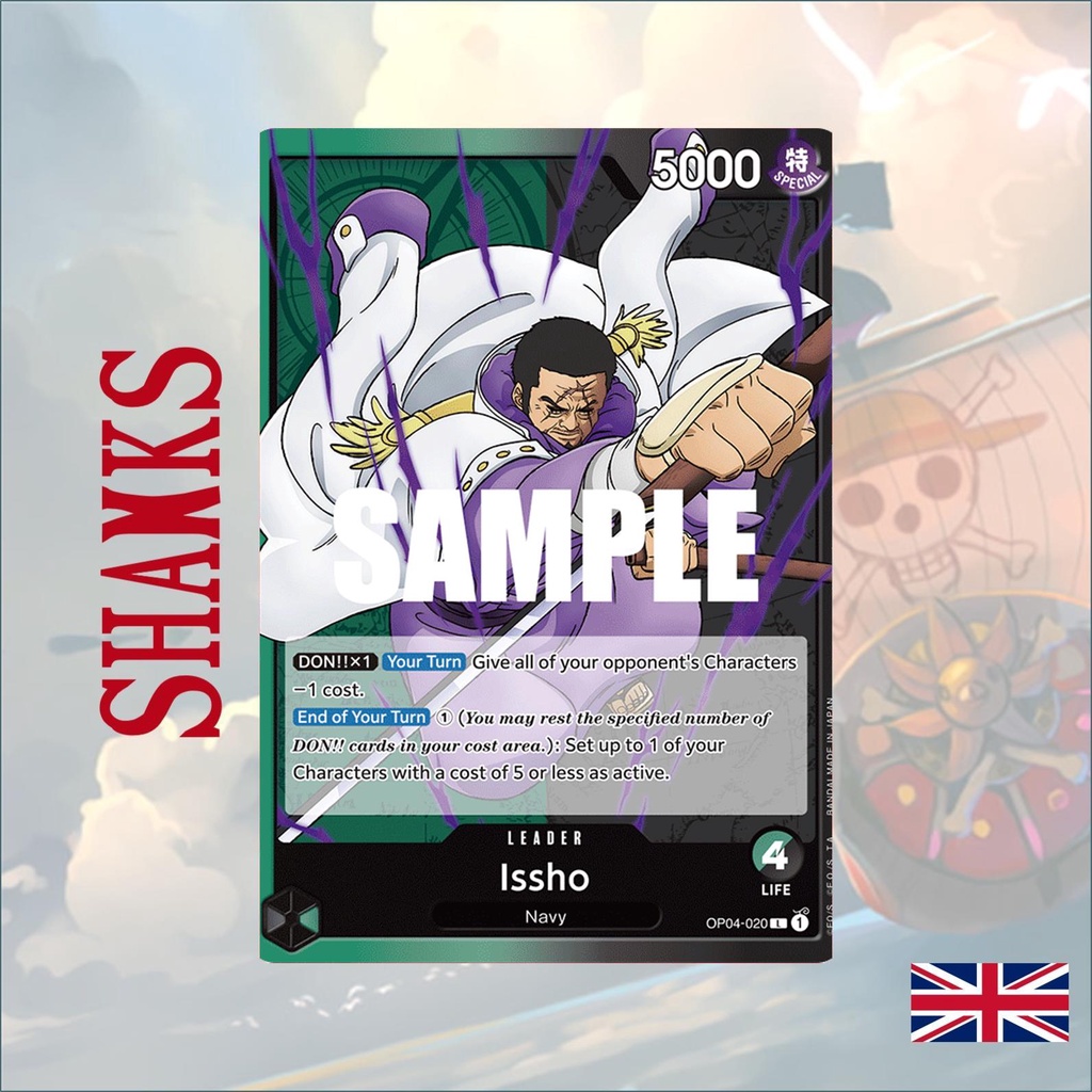 [Thẻ bài One Piece TCG] Issho - OP04-020 - Leader | Shopee Việt Nam