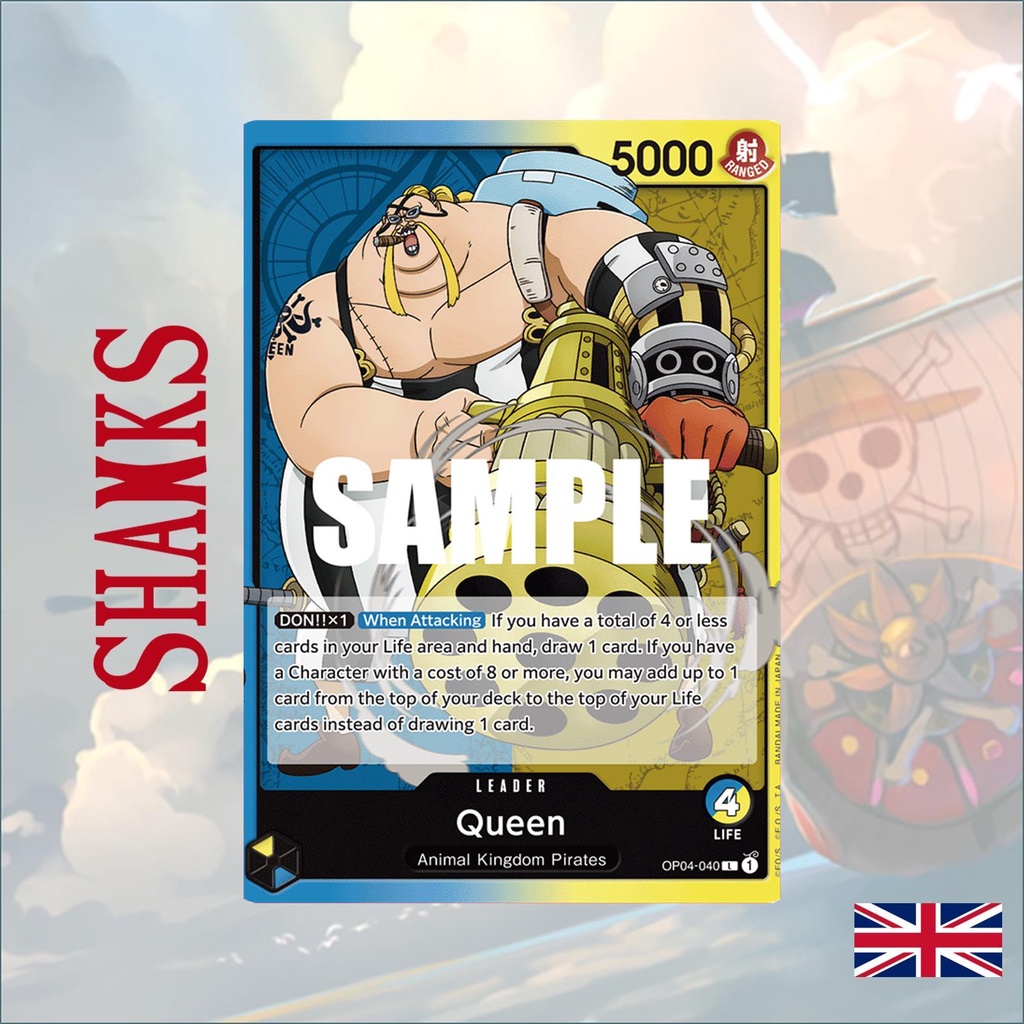 [Thẻ bài One Piece TCG] Queen - OP04-040 - Leader | Shopee Việt Nam