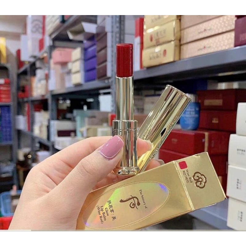 [ Date 2027] Son Dưỡng Whoo Wine Red đỏ rượu vang mềm môi siêu đẹp ...