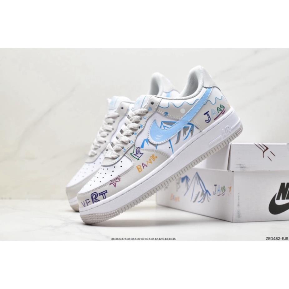 Giày _Nike Air Force 1 Họa Tiết Vẽ Bản Cao Cấp, Giày AF1 Nam Nữ Đế Air ...