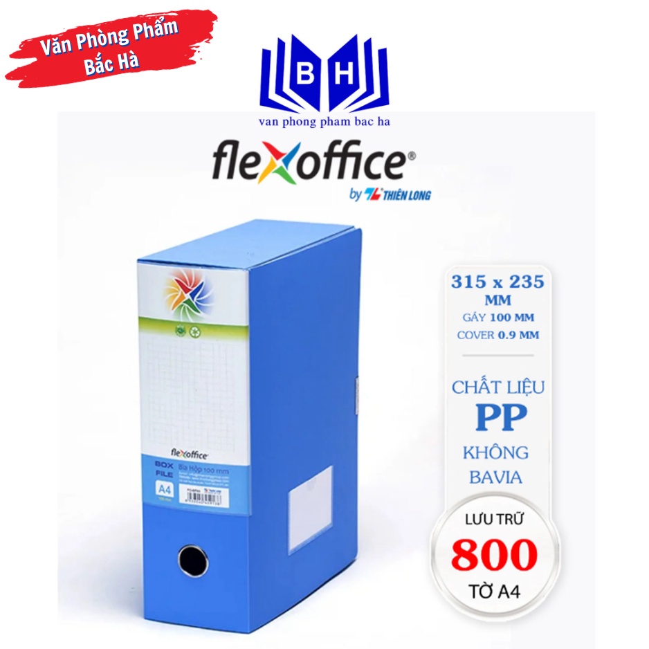 Bìa Hộp - File Hộp PP 100-A4 Flexoffice FO-BF03 - Cặp hộp - Bìa hộp ...