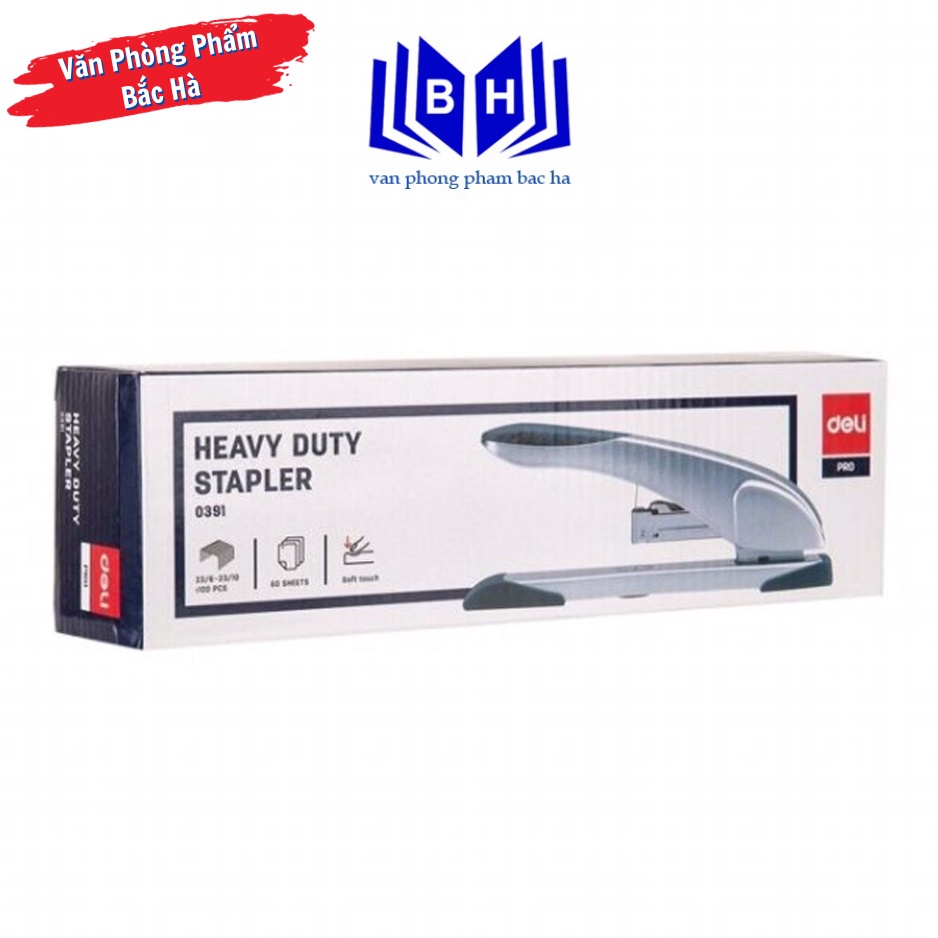Dập Ghim/ Bấm ghim Deli E0391 ( 0391 ) Dập Ghim Trung Dập Được 60 Tờ ...