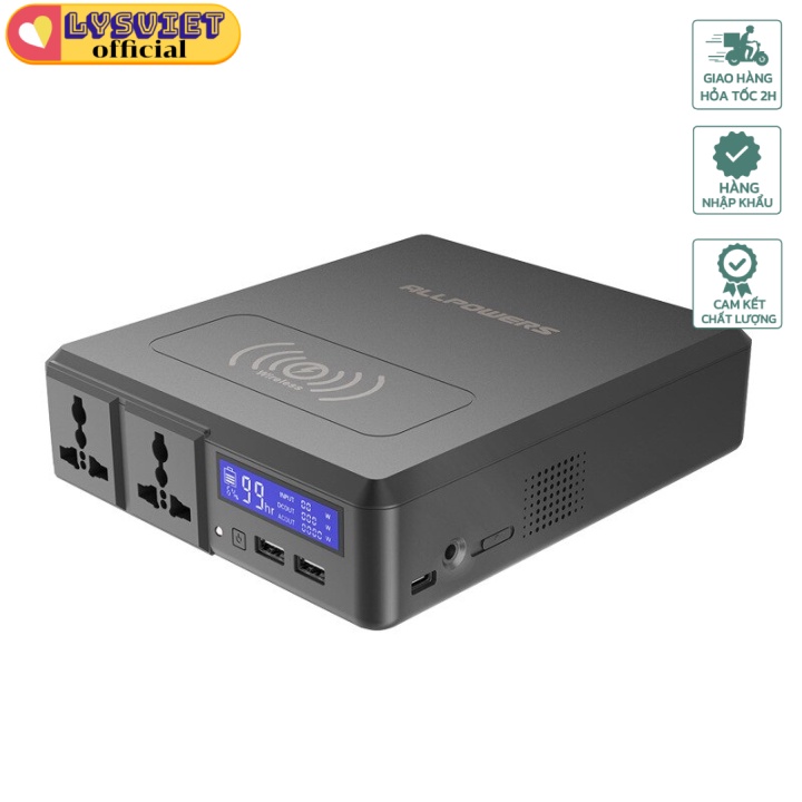 [LysVN] Bộ lưu điện di động du lịch ALLPOWERS 220V Output Power Bank ...