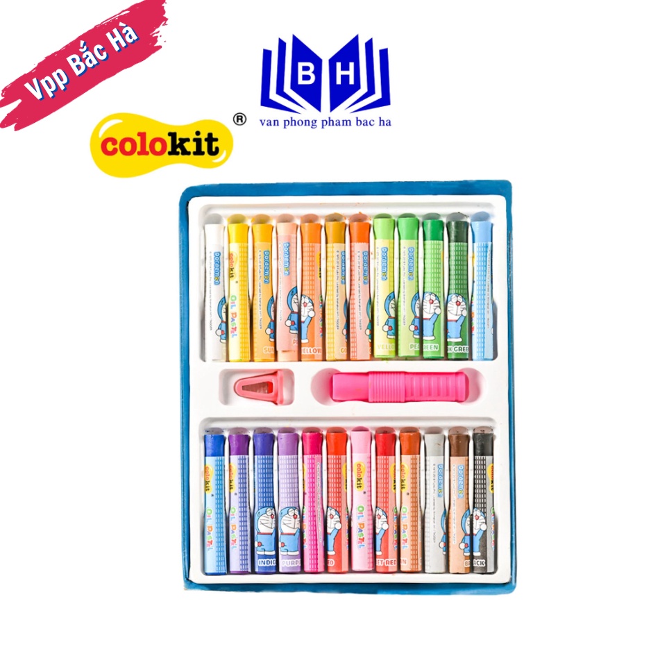 Sáp Dầu Colokit Doraemon OP-C09/DO (24Màu/Hộp) - Sáp dầu Thiên Long ...