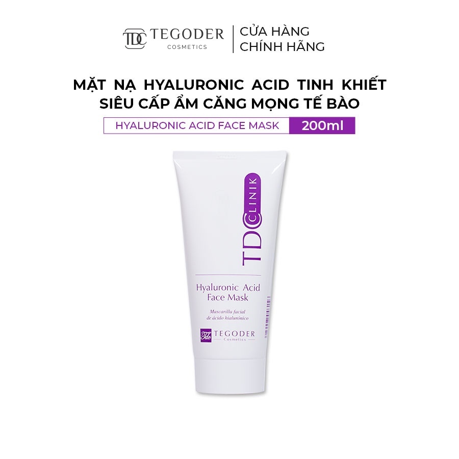 Mặt nạ HA siêu cấp ẩm căng mọng tế bào Tegoder Cosmetics Hyaluronic Acid face mask 200 ml 6156.1 ...