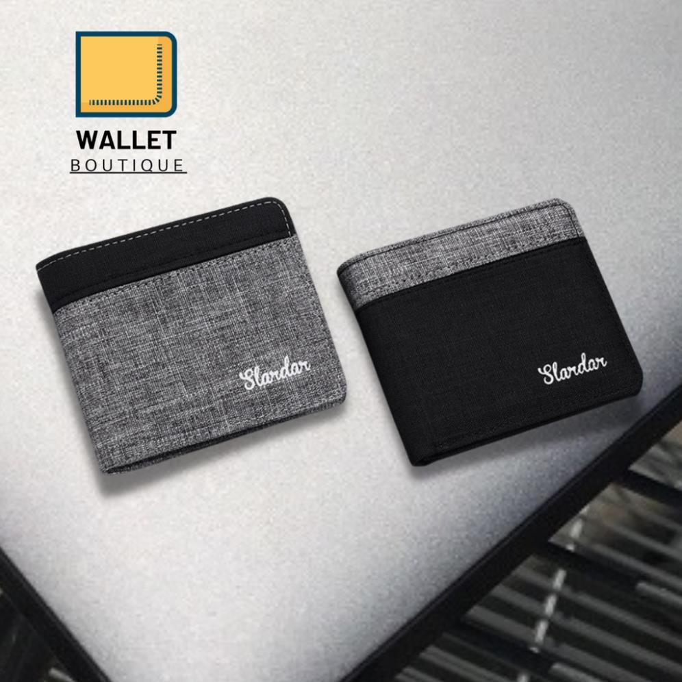 Ví Vải Nam wallet.official Phối Màu Slardar Nhỏ Gọn Dáng Ngang Thiết Kế ...