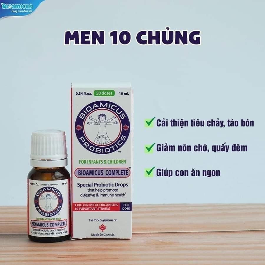 Bioamicus Complete men tiêu hóa giọt lọ 10ml Canada | Shopee Việt Nam