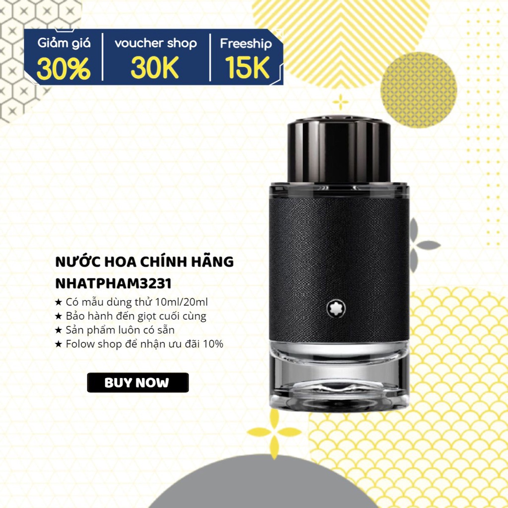 MONT BLANC - Explorer 10ml - Nước hoa chính hãng | Shopee Việt Nam
