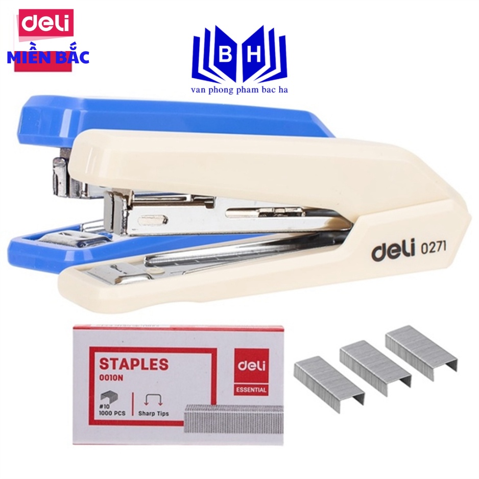 Dập ghim/ Bấm ghim số #10 + lõi ghim Deli E0272 ( 0272 ) | Shopee Việt Nam