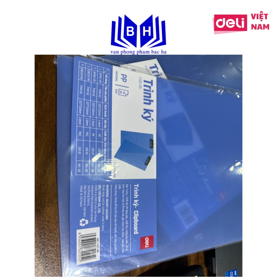 Trình ký 1 mặt/ 2 mặt Deli EF401-VN/ EF402-VN ( F401/ F402 ) | Shopee ...
