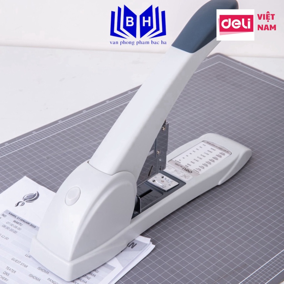 Dập ghim/ Bấm ghim ĐẠI Deli size lớn 210 trang - 0395 ( E0395 ...
