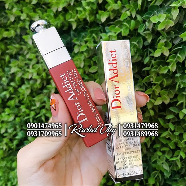 Son Dior Addict Lip Tattoo #421 Unbox - Natural Tea | Shopee Việt Nam