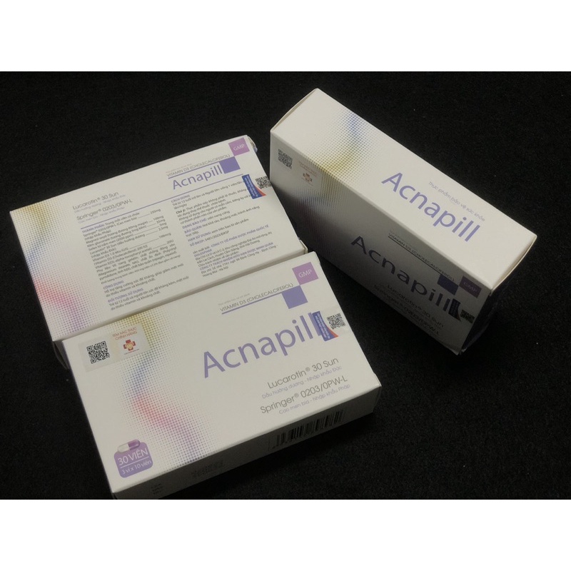 VIÊN UỐNG KIỀM DẦU GIẢM MỤN ACNAPILL 30 VIÊN | Shopee Việt Nam