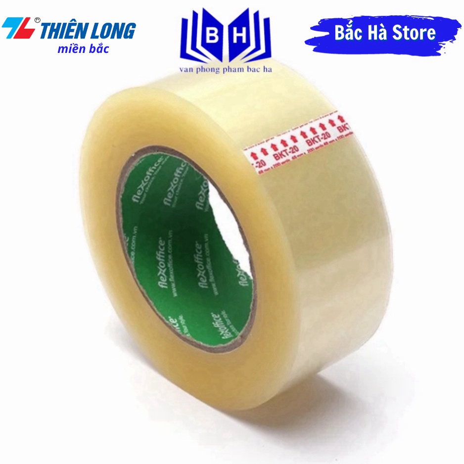 Băng Keo Trong 48 mm x 200 Yards - Flexoffice FO-BKT20 | Shopee Việt Nam