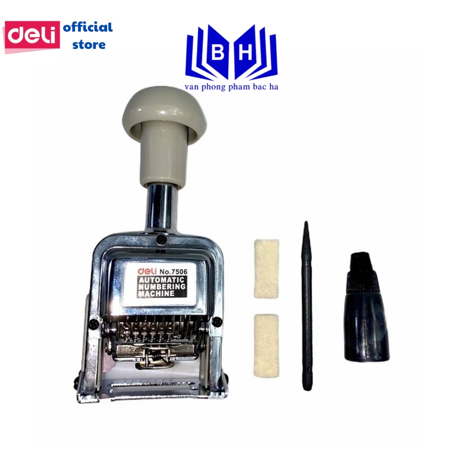 Dấu chuyển số deli 7506 - 6 số ( E7506 ) | Shopee Việt Nam